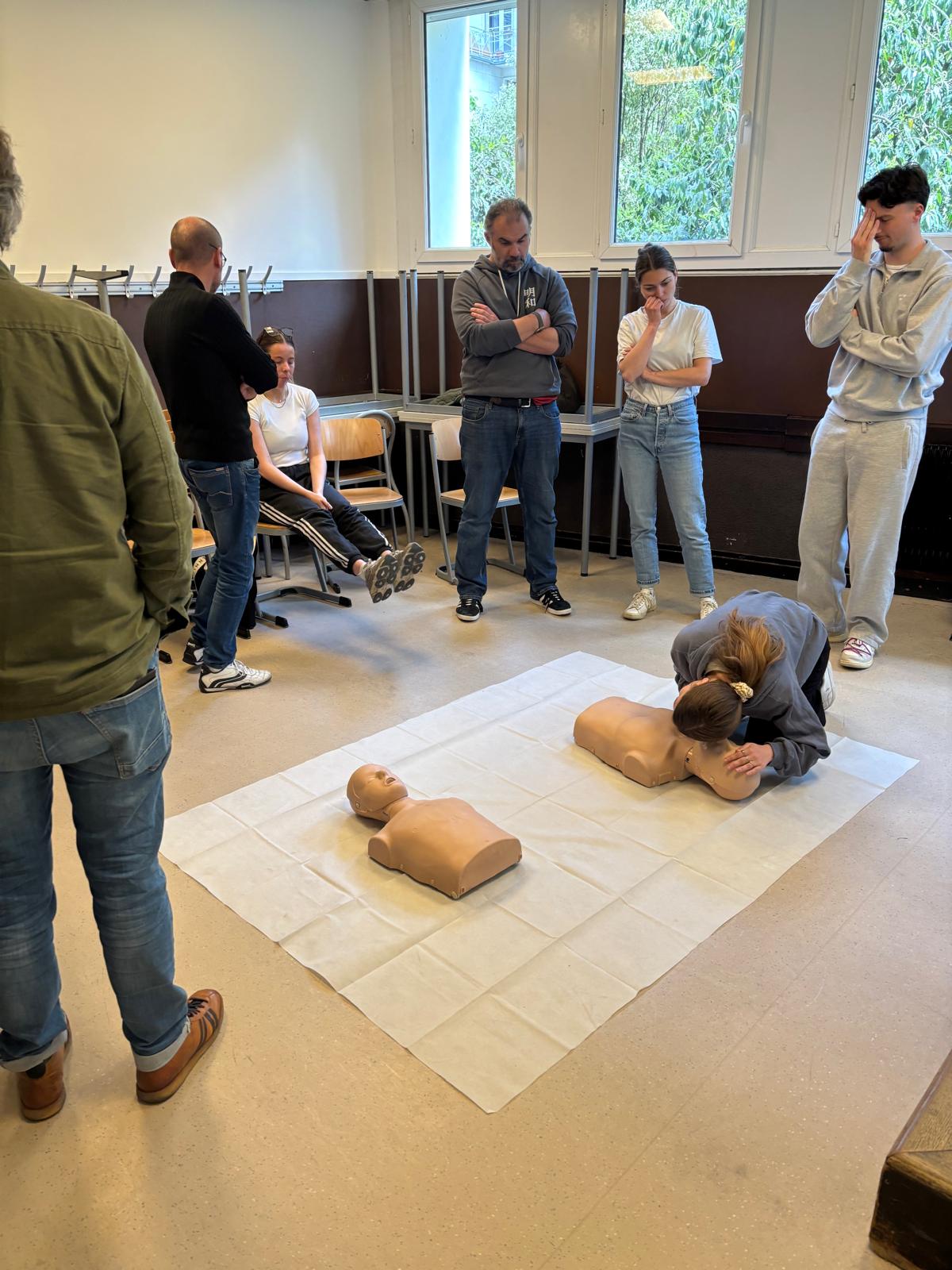 Formation PSC1 premiers secours - École Pascal